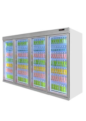 Cina Vetrina più fredda della bevanda dell'esposizione del supermercato della bevanda dritta dell'OEM in vendita