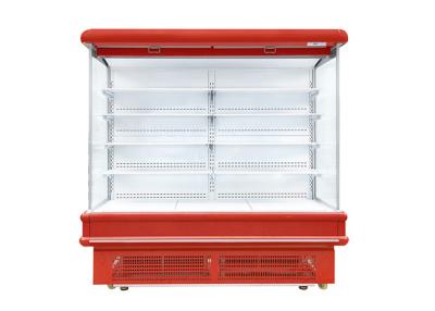 China Solo enfriamiento de la fan de la temperatura de Multideck del refrigerador vegetal vertical de la exhibición en venta