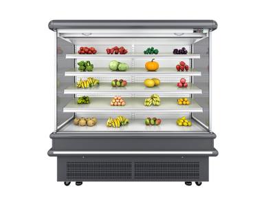 China Solo enfriamiento de la fan de la temperatura de Multideck del refrigerador vegetal vertical de la exhibición en venta
