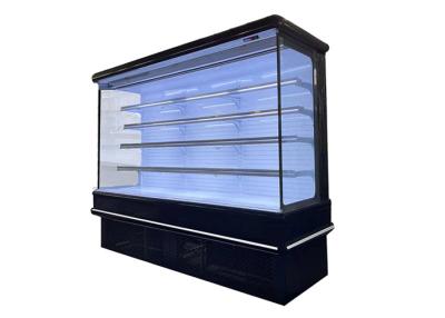 China Solo enfriamiento de la fan de la temperatura de Multideck del refrigerador vegetal vertical de la exhibición en venta