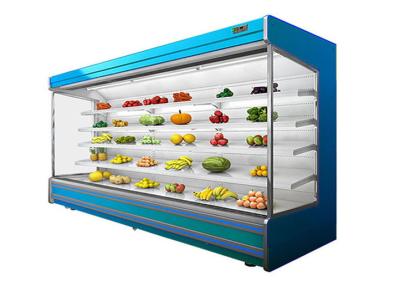 China De verre Stijl koelde Open Vertoningsharder voor Supermarktwinkel Te koop
