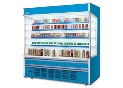 Китай 2.5m Вставка в систему 4 слоя коммерческий открытый холодильник для торгового дисплея продается