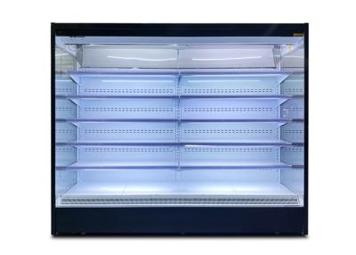 China Super Market Upright Open Chiller Fridge With Adjustable Shelf for sale