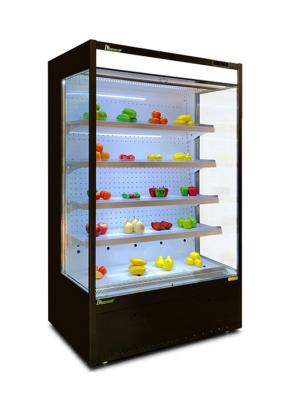 中国 小型飲み物はStandwichのパンのケーキの空気カーテンが付いている開いた表示スリラーを搾り出す 販売のため