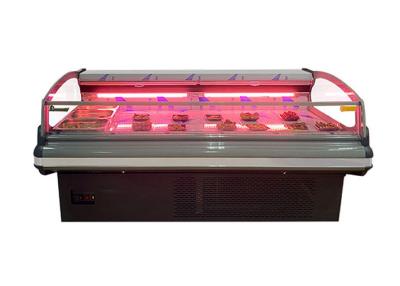 China Customized Open Fresh Meat Display Freezer For Supermarket R404a for sale