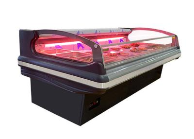 China Customized Open Fresh Meat Display Freezer For Supermarket R404a for sale