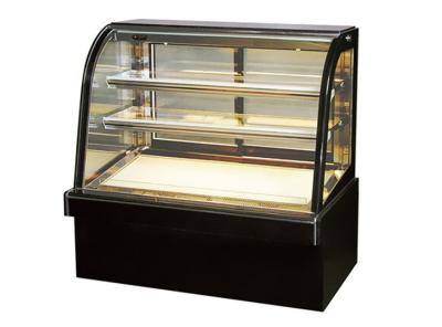 Cina Il negozio del forno ha curvato il congelatore di vetro dell'esposizione del dolce con 2 scaffali in vendita