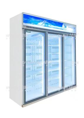 China Vertical 5 Layers 2 Door Commercial Display Freezer -22 Degree for sale