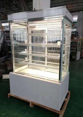 China 3 Layers Glass Bakery Cake Shop Display Showcase Freezer For Bread for sale