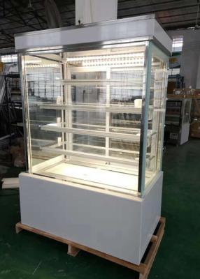 China 3 Layers Glass Bakery Cake Shop Display Showcase Freezer For Bread for sale