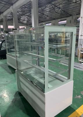 China 3 Layers Glass Bakery Cake Shop Display Showcase Freezer For Bread for sale
