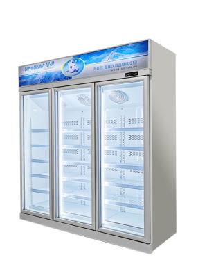Китай Холодильник дисплея цифрового контроля коммерчески с замораживателем двери напитка 3 чистосердечным продается