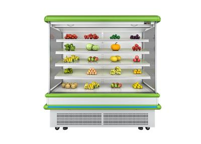 China 1420L tapan en refrigerador abierto de la exhibición del supermercado del refrigerador de Multideck en venta