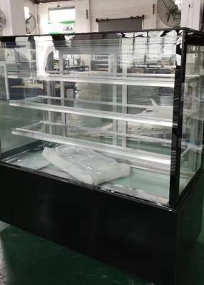 China Modifique el escaparate refrigerado refrigerador del refrigerador para requisitos particulares R134a de la exhibición de la torta del color en venta