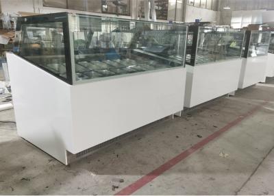 China 10 congeladores R404A do gelado da exposição do picolé das bandejas para o restaurante à venda