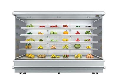 China Verre Open Koelere de Vertoningskoelkast van Systeemmultideck voor Groente for sale