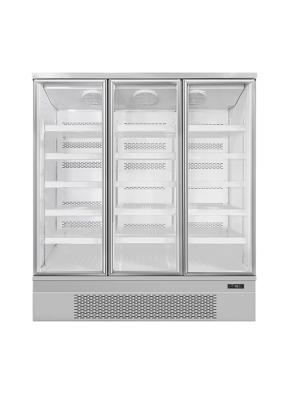 China Commercial Upright Display Freezer 444L 750w Bottom Mount for sale