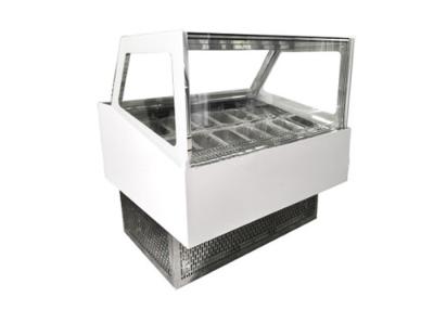 Китай Прямая стеклянная температура замораживателя R404a дисплея мороженого двери одиночная продается