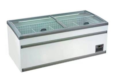 China Glass Door Combined Supermarket Island Freezer / Display Freezer Automatic Defrost for sale