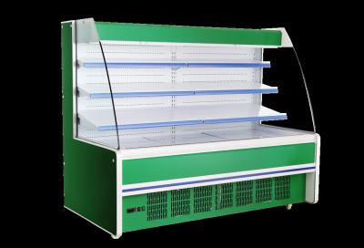 中国 果物と野菜の冷凍装置のための1410Lスーパーマーケットのショーケース冷却装置 販売のため