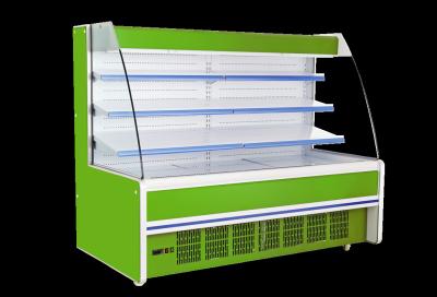 中国 果物と野菜の冷凍装置のための1410Lスーパーマーケットのショーケース冷却装置 販売のため