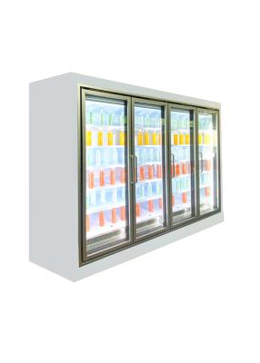 Cina Attrezzatura di vetro di Refrigeratant della porta di Multideck del refrigeratore dritto dell'esposizione in vendita