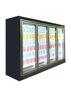 Cina Attrezzatura di vetro di Refrigeratant della porta di Multideck del refrigeratore dritto dell'esposizione in vendita