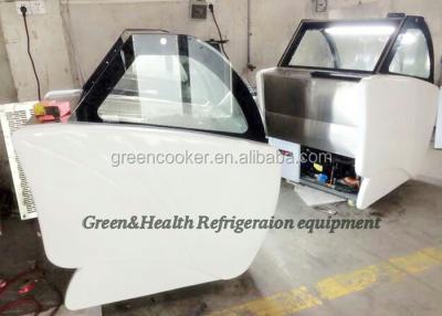China 1880W 20 Pans Ice Cream Display Freezer Ice Popsicle Refrigerator Chest Showcase for sale