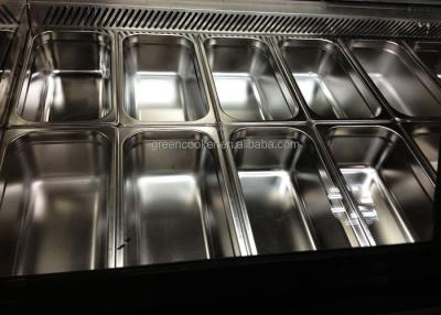 China 1880W 20 Pans Ice Cream Display Freezer Ice Popsicle Refrigerator Chest Showcase for sale