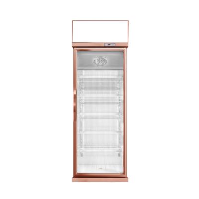 China 457L Mini Glass Door Display Cooler 1 Door Display Freezer For US Standard 17 Cu.Ft. for sale