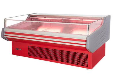 China R404a Dynamic Cooling Seafood Fish Display Freezer Meat Display Refrigerator Butcher Equipment for sale