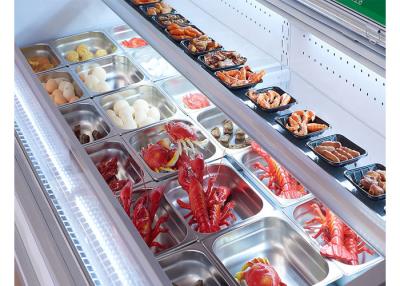 Cina 900W Free Frost Supermarket Vitrina di cibo fresco per negozio di carne in vendita