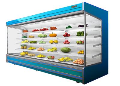 China Large Commercial Display Freezer With LED Multideck Storage Display Cabinet 1800W for sale