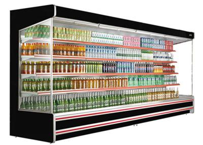China Large Commercial Display Freezer With LED Multideck Storage Display Cabinet 1800W for sale