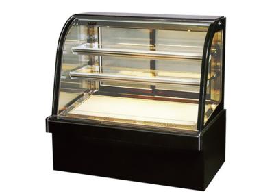 Cina Display di torte in vetro curvo Chiller Commercial Bakery Showcase Counter in vendita