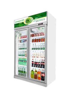 Китай Специализированная коммерческая стеклянная дверь отображения охладитель для напитка вина 1000L продается