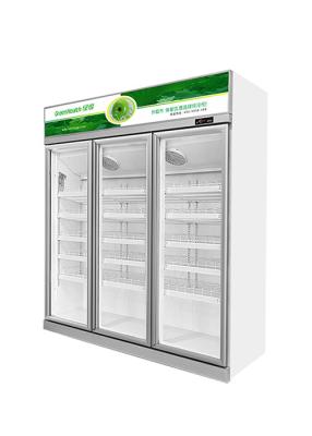 Китай Специализированная коммерческая стеклянная дверь отображения охладитель для напитка вина 1000L продается