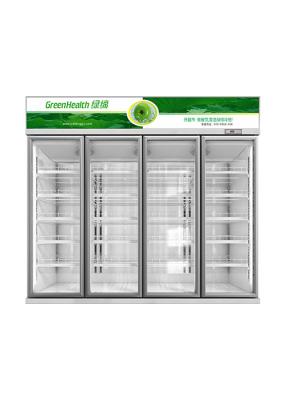 Китай Специализированная коммерческая стеклянная дверь отображения охладитель для напитка вина 1000L продается