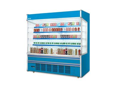 China 1000L Multideck Open Chiller arrefecimento mais rápido Frigorífico de baixo ruído à venda