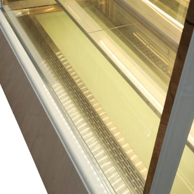 China Muchos pisos R290 Vestidor comercial de pasteles Pantalla de exhibición de panadería en venta