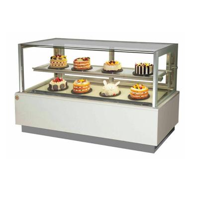 Cina Supermercato Sistema di raffreddamento ventilatore Display Cake Freezer For Pasticceria Dessert in vendita