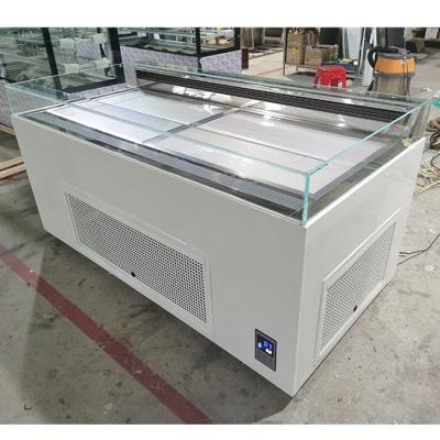 Cina Supermercato Sistema di raffreddamento ventilatore Display Cake Freezer For Pasticceria Dessert in vendita