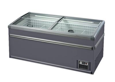 China Large Combined Deep Island Freezer For Ice Cream / Fronzen Food Static Cooling for sale