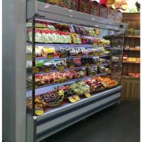 China Height 2 Meter Multideck Open Chiller R404a Customized Color for sale