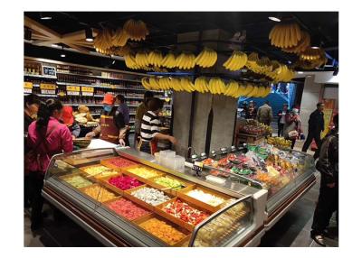 China Commercial Large Fresh Meat Display Freezer Deep Display Refrigerator for sale