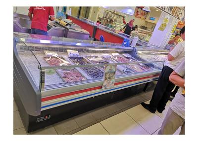 China Commercial Large Fresh Meat Display Freezer Deep Display Refrigerator for sale