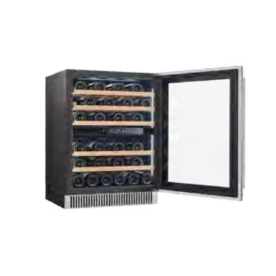 China Space Saving Dual Zone Stainless Steel Fridge Cooler For Wine Beer Storage for sale