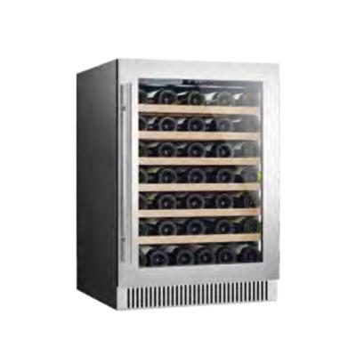 China Space Saving Dual Zone Stainless Steel Fridge Cooler For Wine Beer Storage for sale