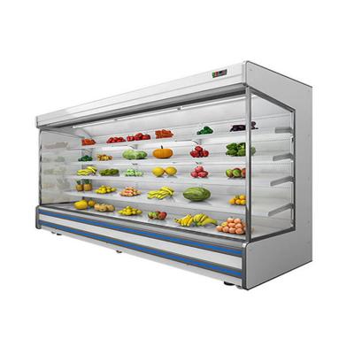 China Supermarket Merchandise Open Display Fridge With 4 Shelves 220-110V/50Hz for sale