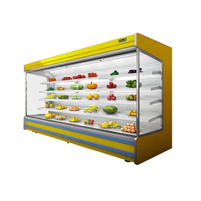 China Supermarket Merchandise Open Display Fridge With 4 Shelves 220-110V/50Hz for sale